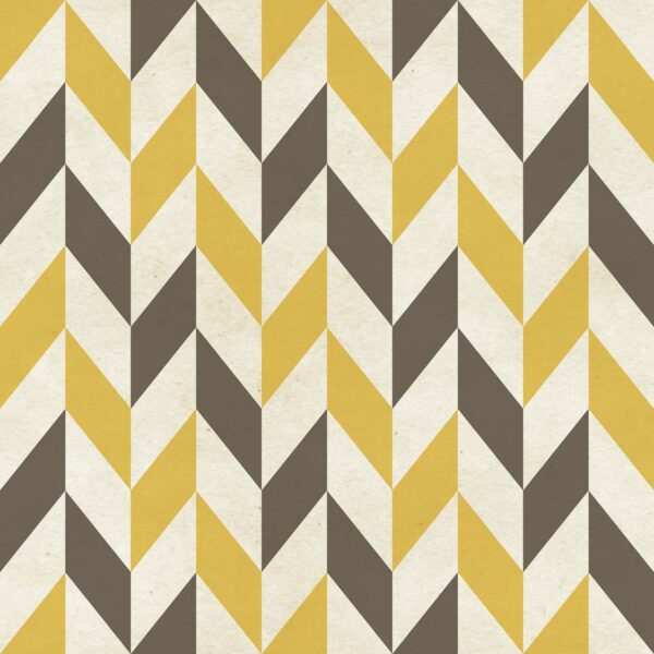 A pattern of yellow and grey chevrons - Magicdecor®