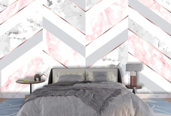 Pink Chevron Pattern - Magicdecor®