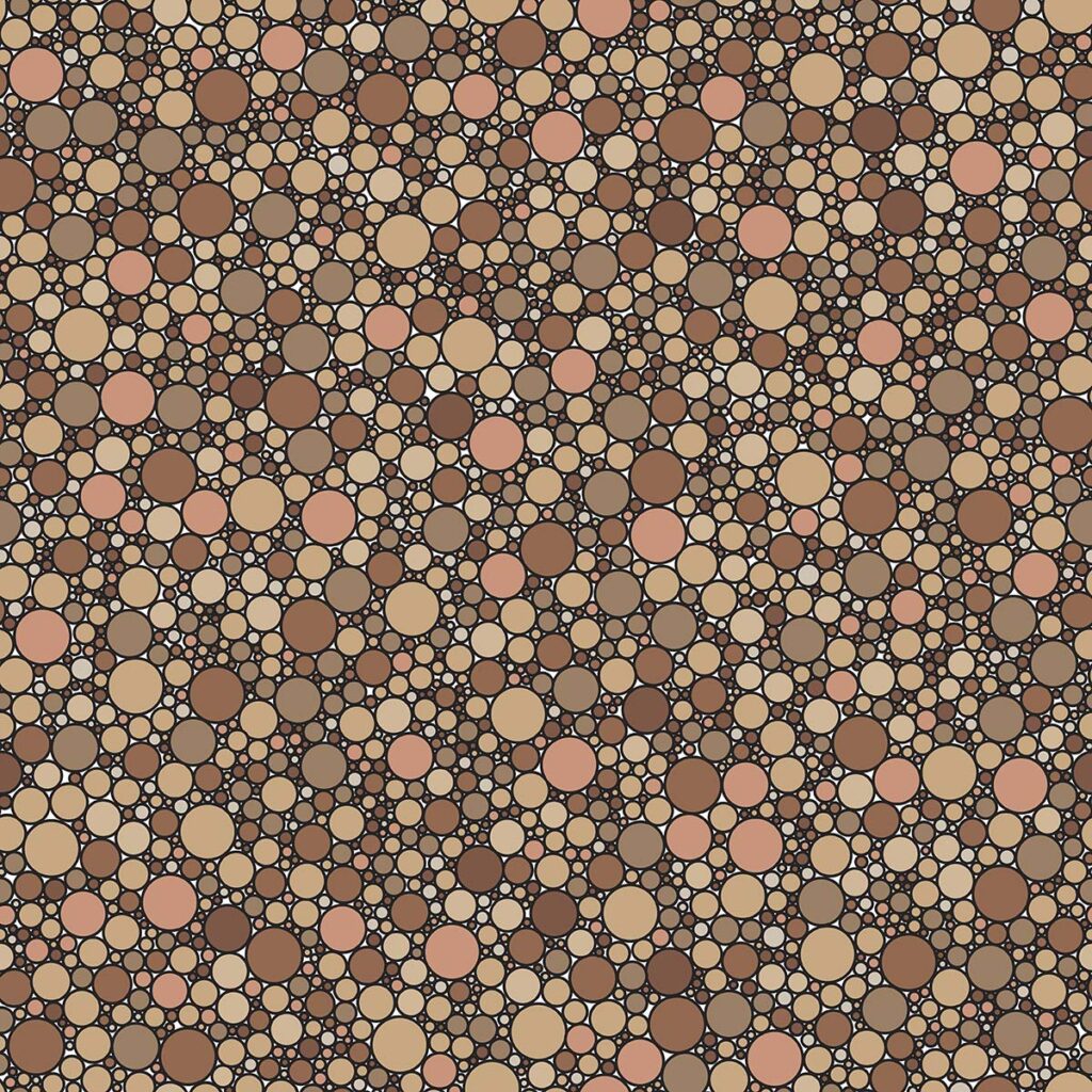 A pattern of small circles - Magicdecor®