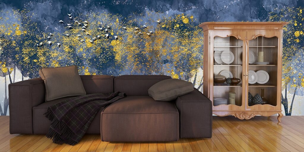 A painting of a deer in a forest - Magicdecor®