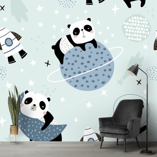 Kids Room Panda Wallpaper