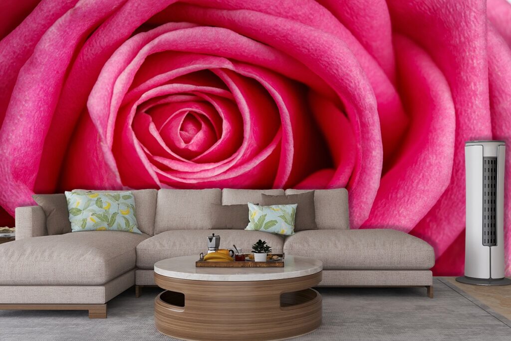 Pink Rose Wallpaper for Home - Magic Decor