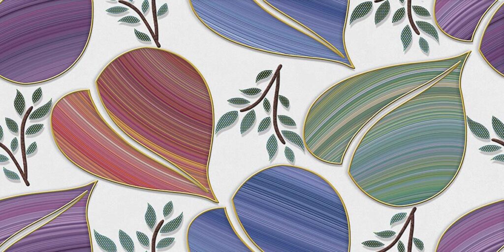 A colorful leaves and branches - Magicdecor®