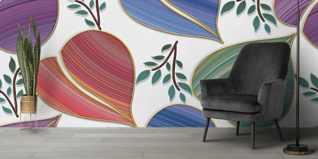 A colorful leaves and branches - Magicdecor®