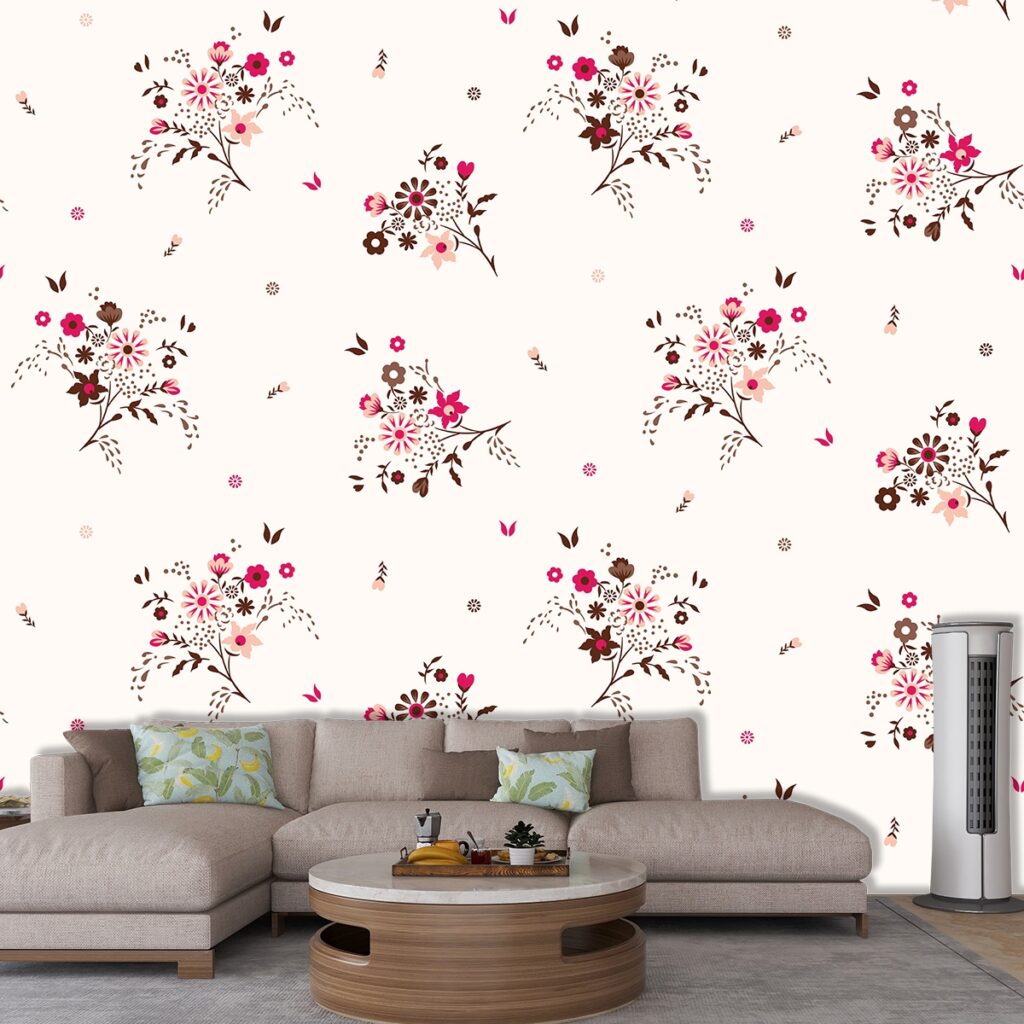 A pattern of small flowers - Magicdecor®