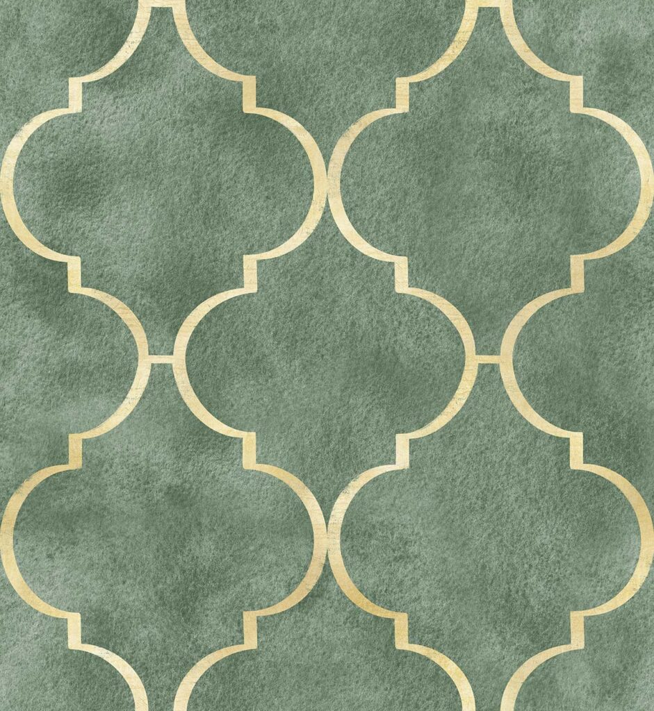 Moroccan Trellis Patterned Wallpaper for Wall - Magic Decor