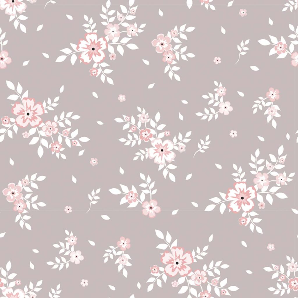 Blushing Botanicals Floral Pattern Wallpaper - Magicdecor®