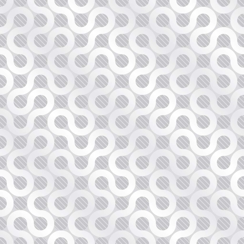 A Seamless Wallpaper Pattern White and Gray Curves - Magicdecor®