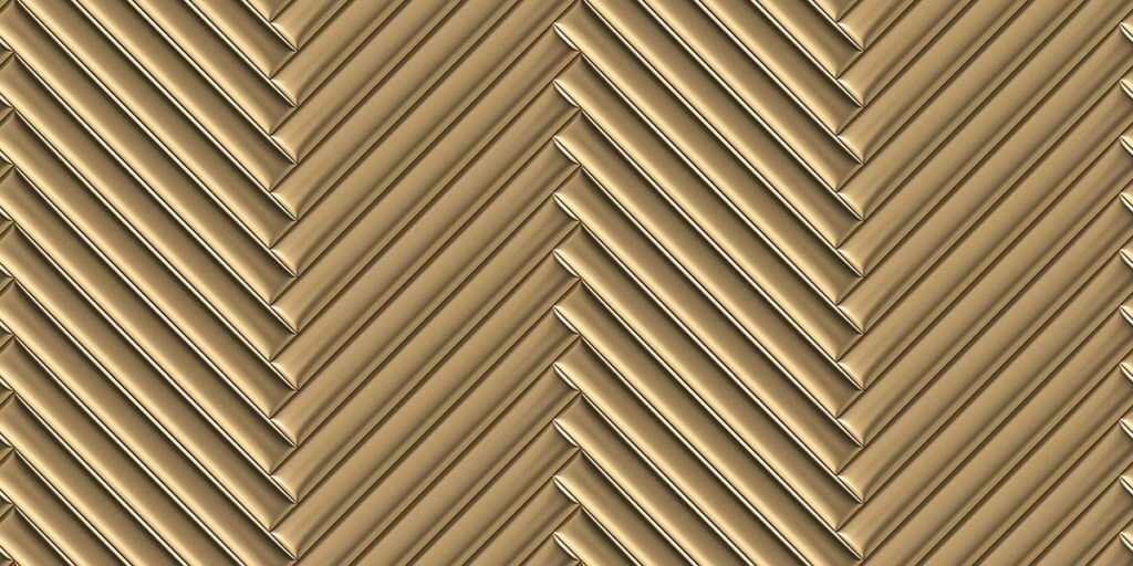 A gold rectangular pattern - Magicdecor®