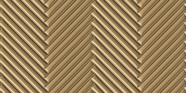 A gold rectangular pattern - Magicdecor®