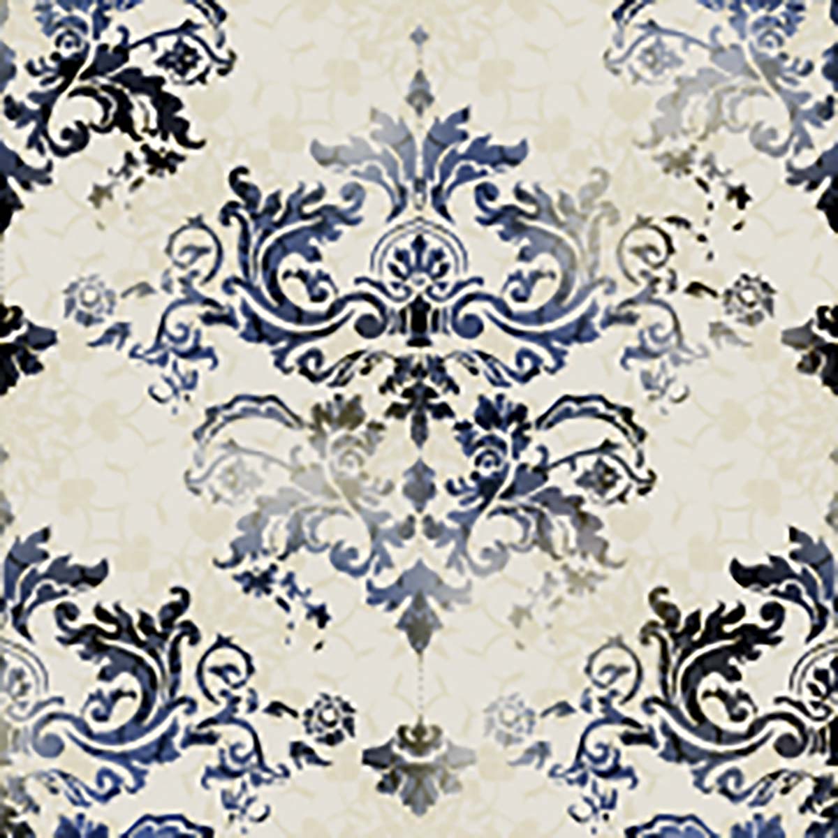 A blue and white pattern - Magic Decor