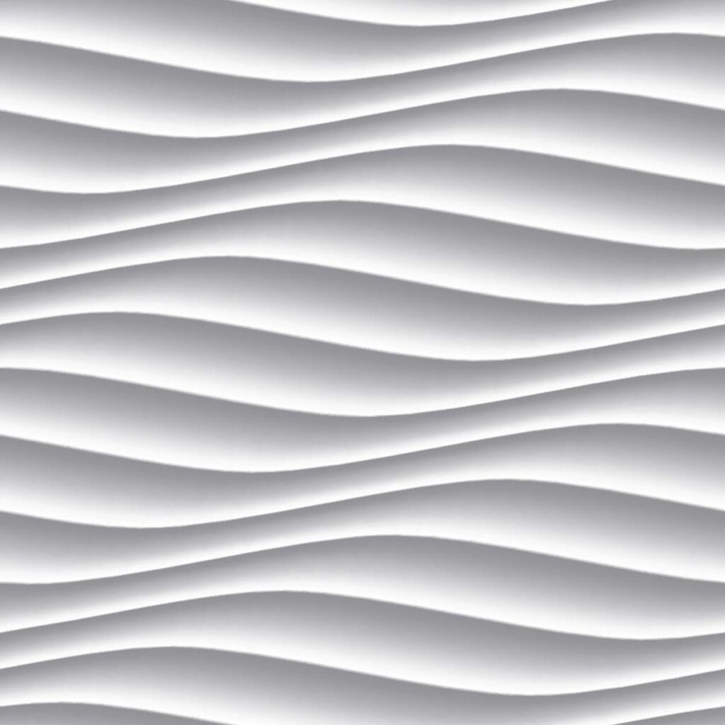 A white and grey wavy pattern - Magicdecor®