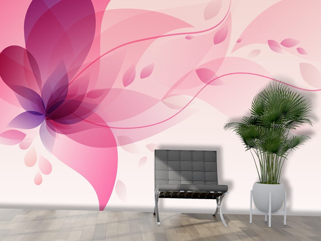 A pink and purple flower - Magicdecor®