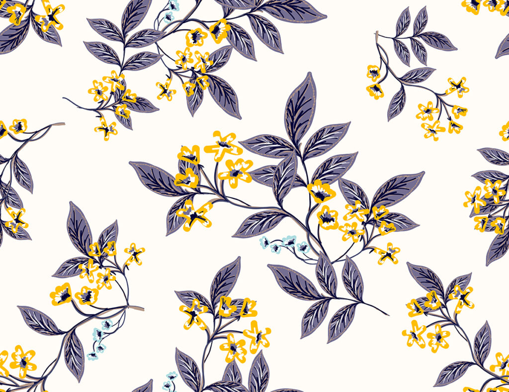 A Seamless Botanical Pattern Wallpaper - Magicdecor®
