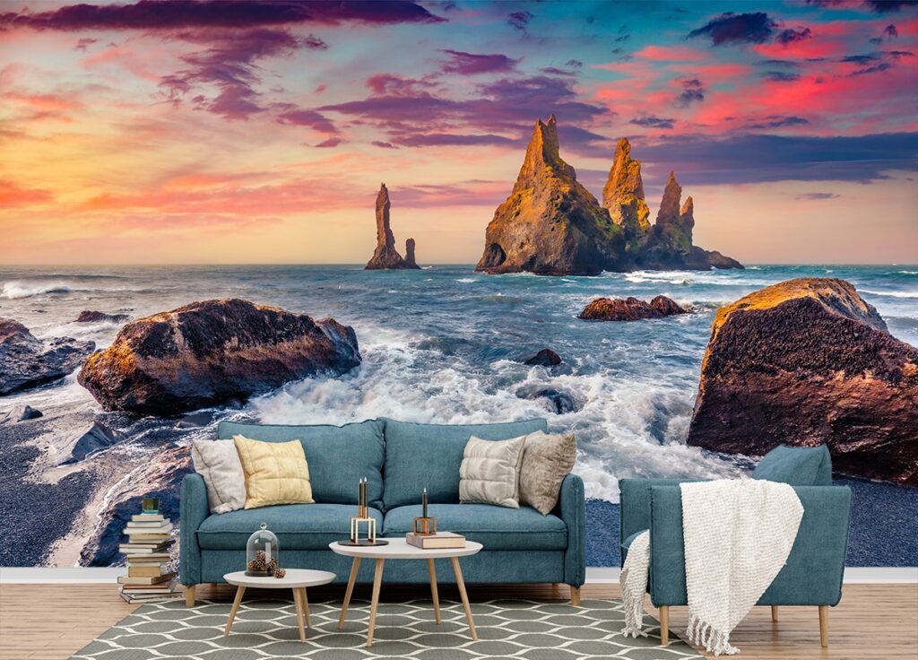 A rocky beach with rocks in the water - Magicdecor®
