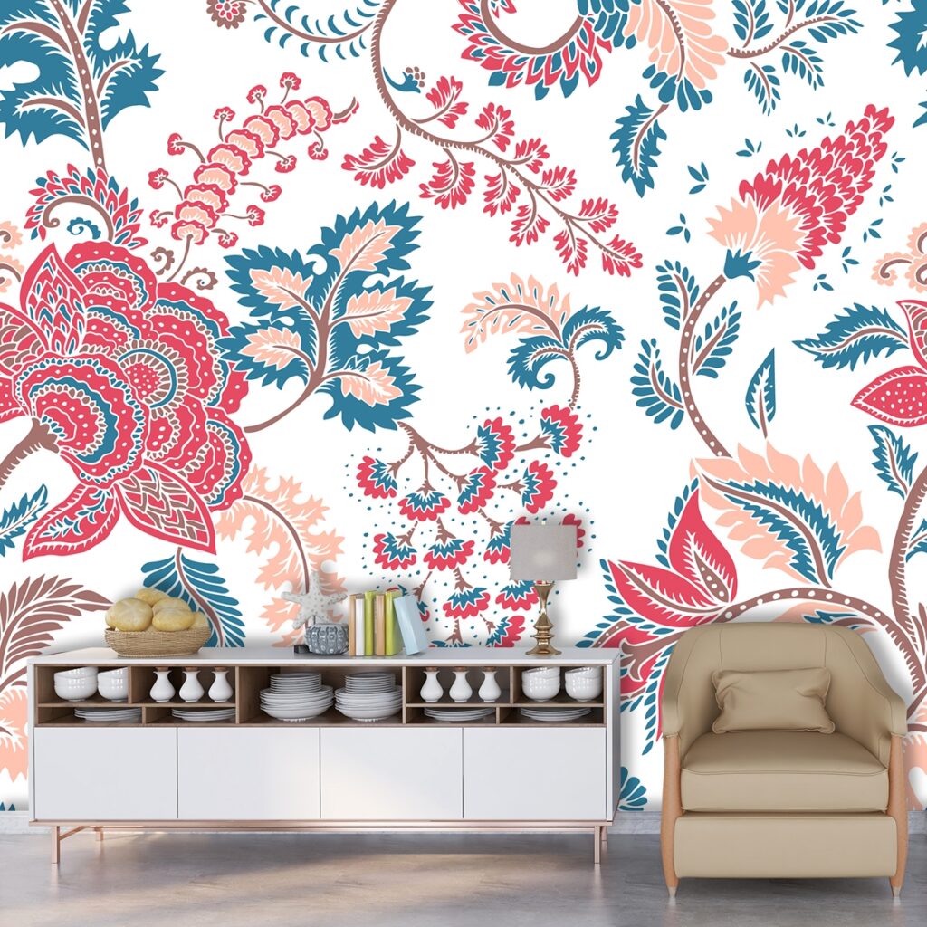 An Authentic Indian Traditional Wallpaper Pattern - Magic Decor