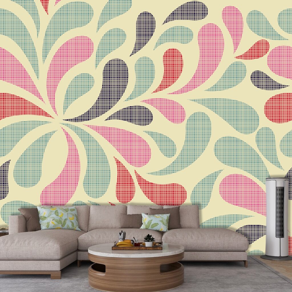 A colorful pattern on a fabric surface - Magicdecor®