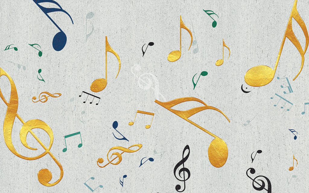 A group of musical notes - Magicdecor®