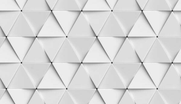 Geometric White Triangle Pattern Wallpaper - Magicdecor®