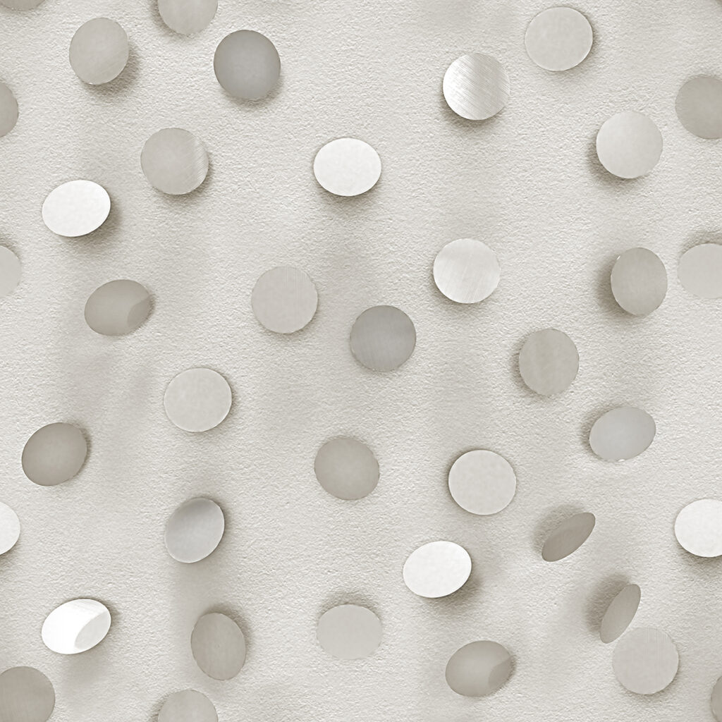 A white and grey polka dot pattern - Magicdecor®