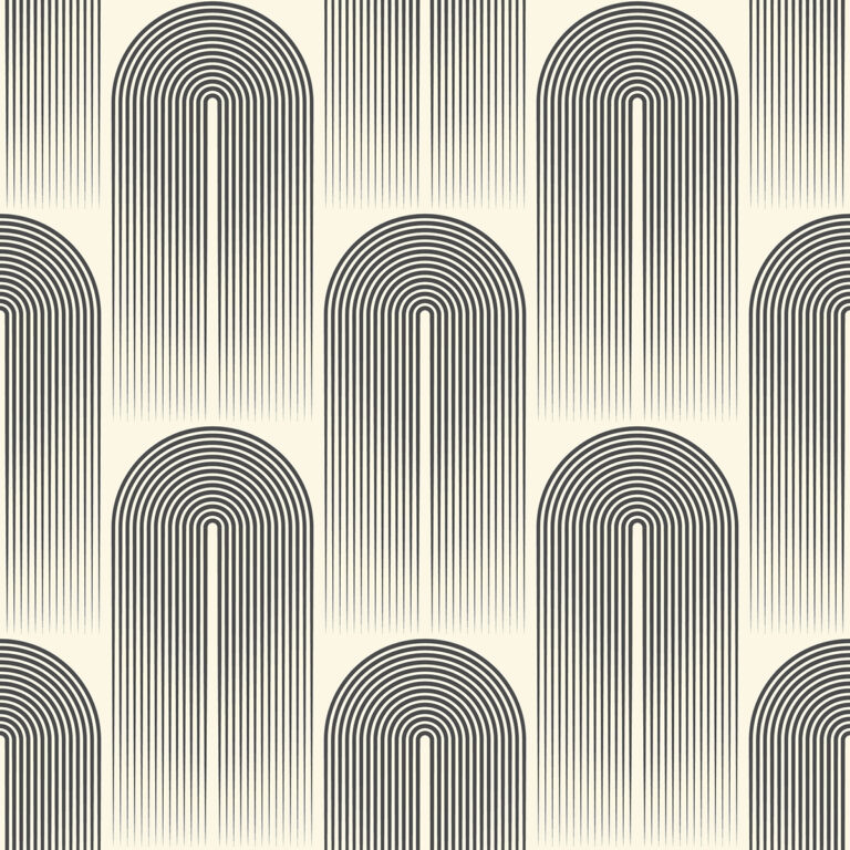 Black and White Lines Modern Pattern Wallpaper - Magicdecor®