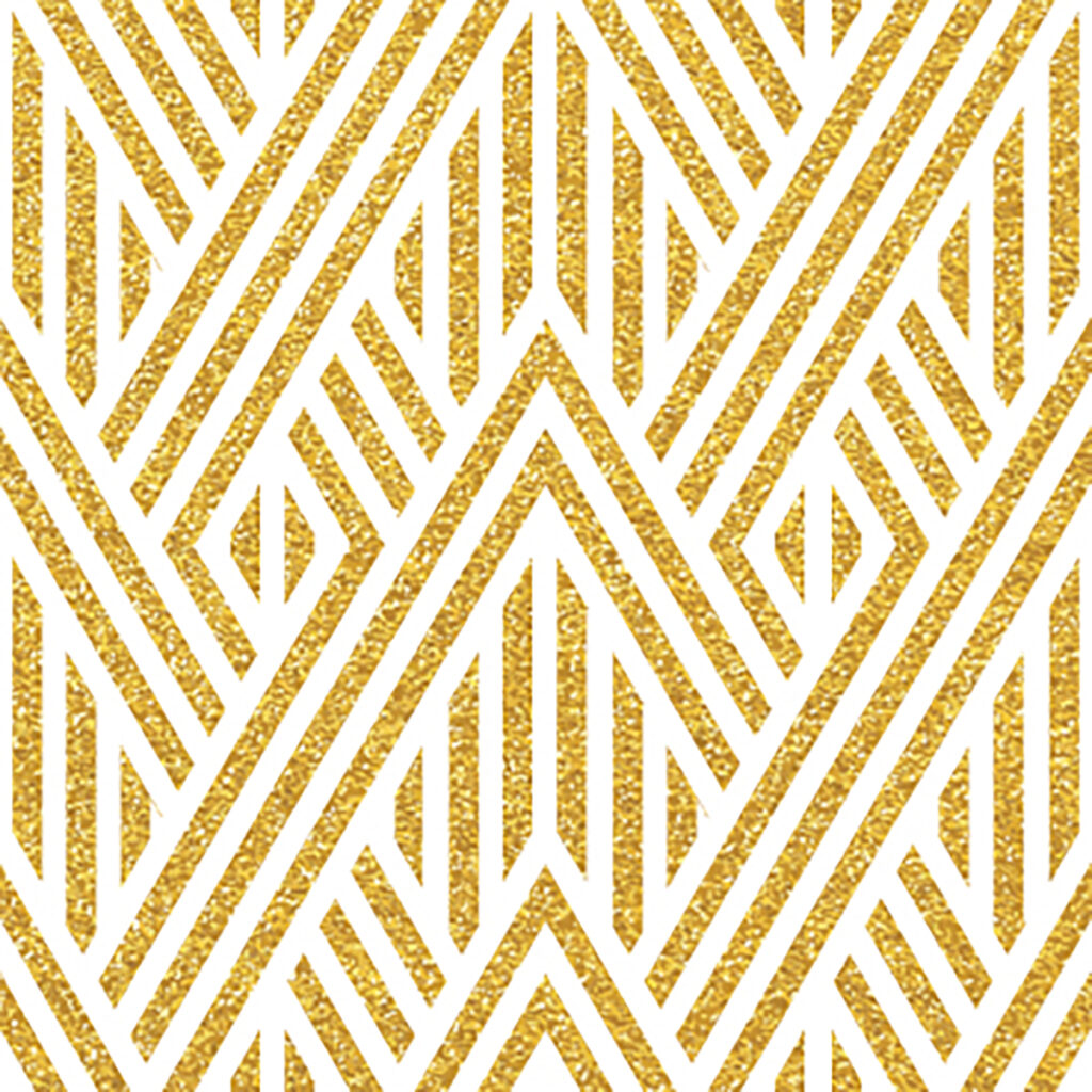 Gold and White Lines Pattern Wallpaper - Magicdecor®