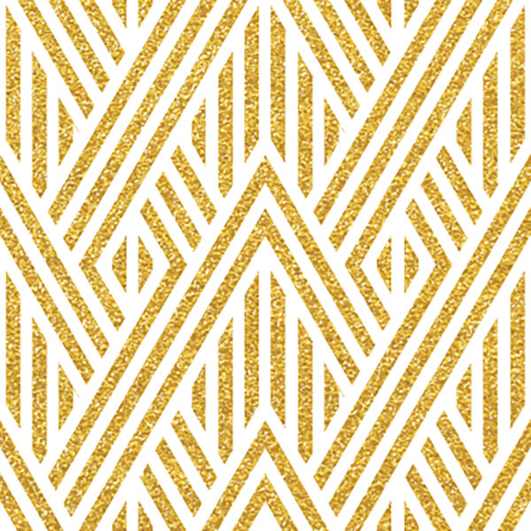 Gold and White Lines Pattern Wallpaper - Magicdecor®