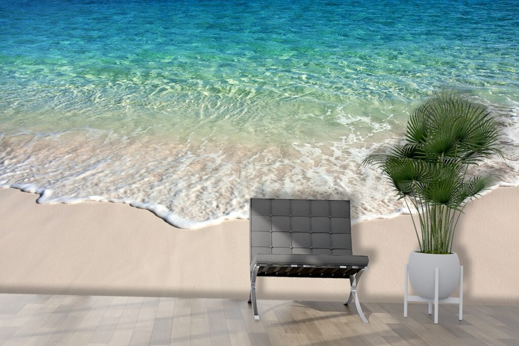 A wave of water on a beach - Magicdecor®