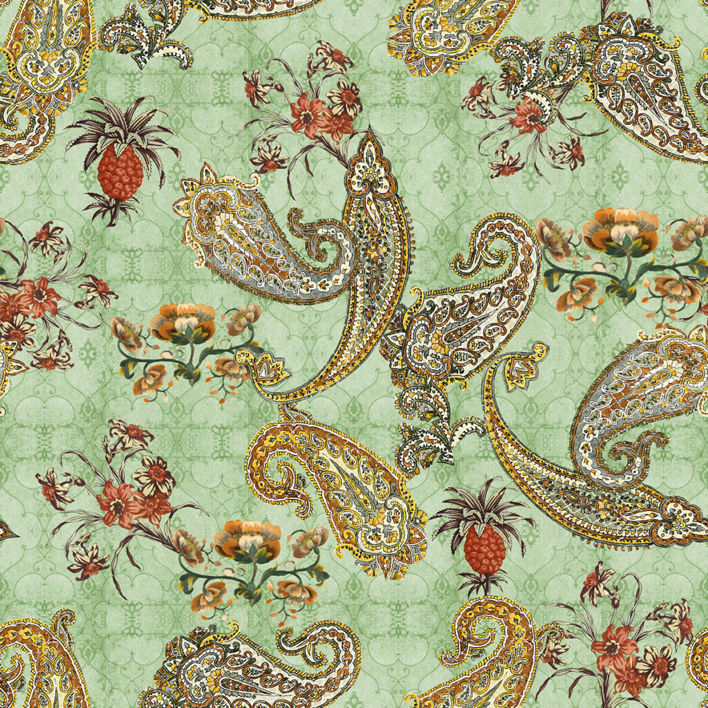 An Abstract Wallpaper Texture with Floral Design - Magicdecor®