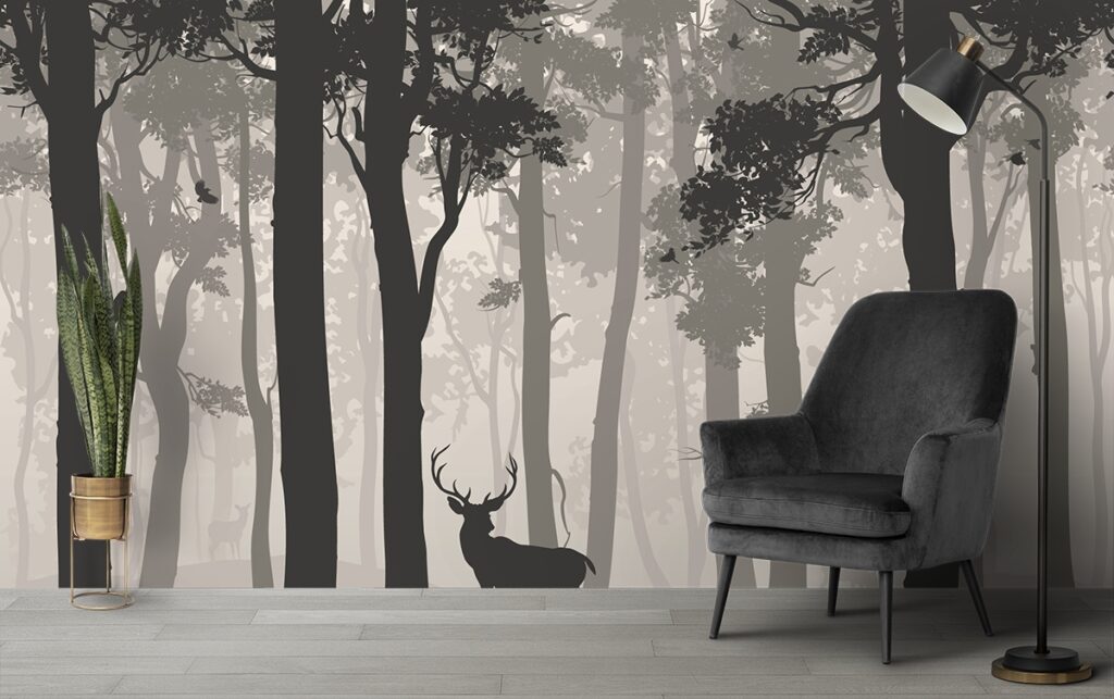 Wild Nature and Deer- Magic Decor