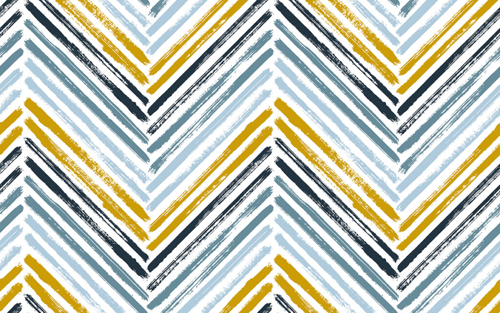 Blue and Yellow Wallpaper Pattern for Walls - Magicdecor®