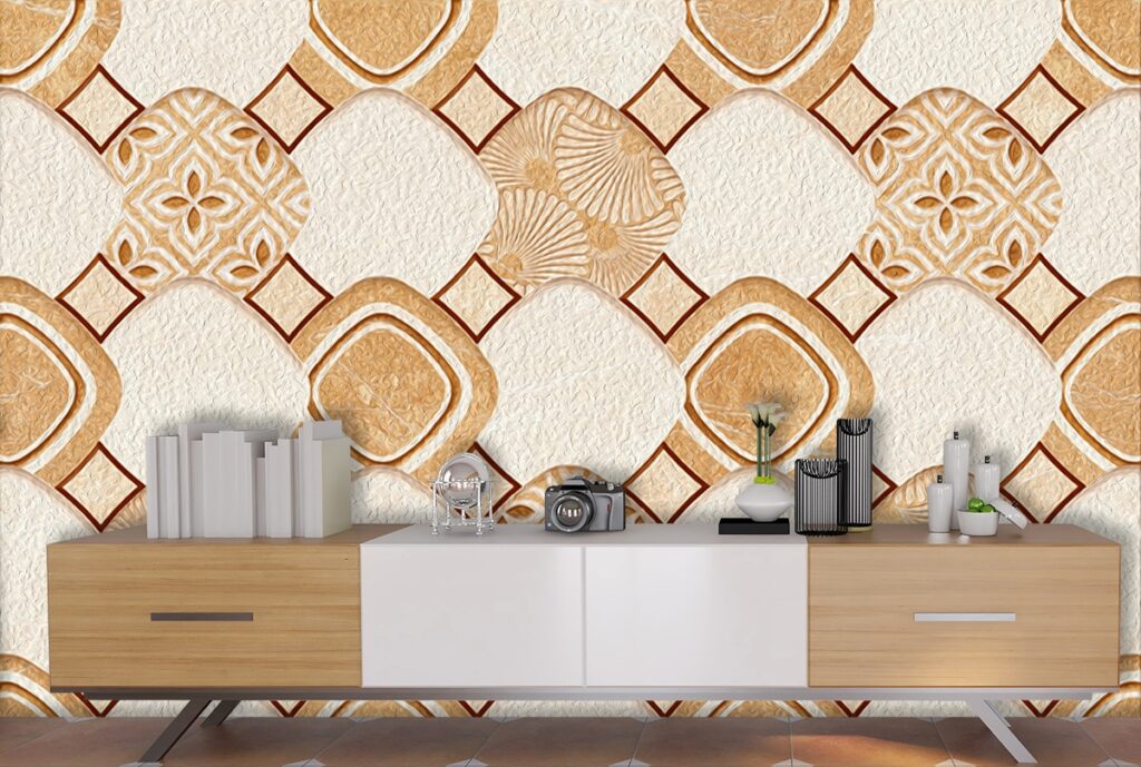 A wallpaper with a pattern - Magicdecor®