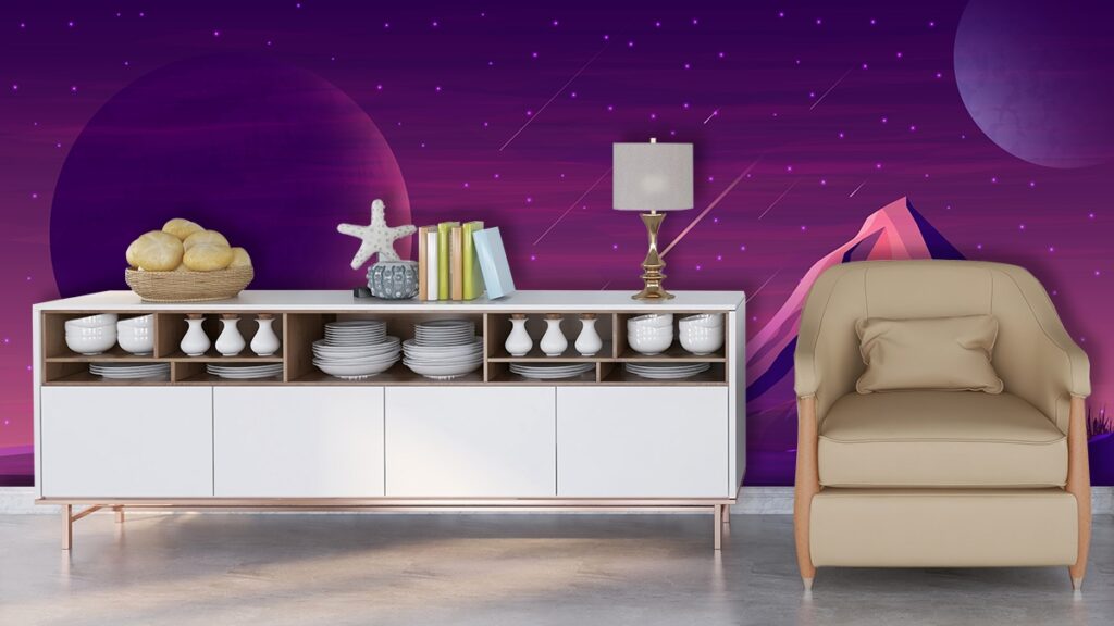 Kids Room Wallpaper, Landscape Nature - Magicdecor®