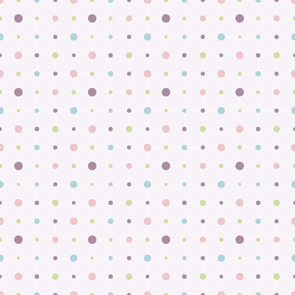 Kids Room Wallpaper, Pattern of colorful dots - Magicdecor®
