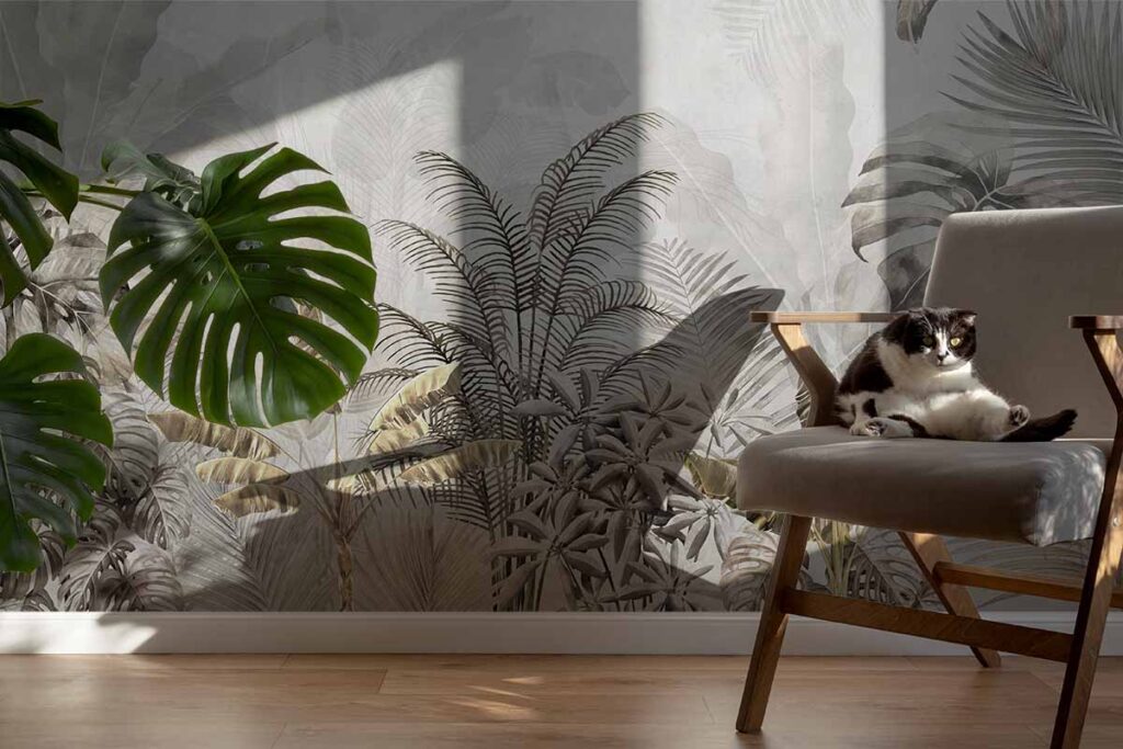 Tropical Trees and Plants Wallpaper Mural - Magicdecor®