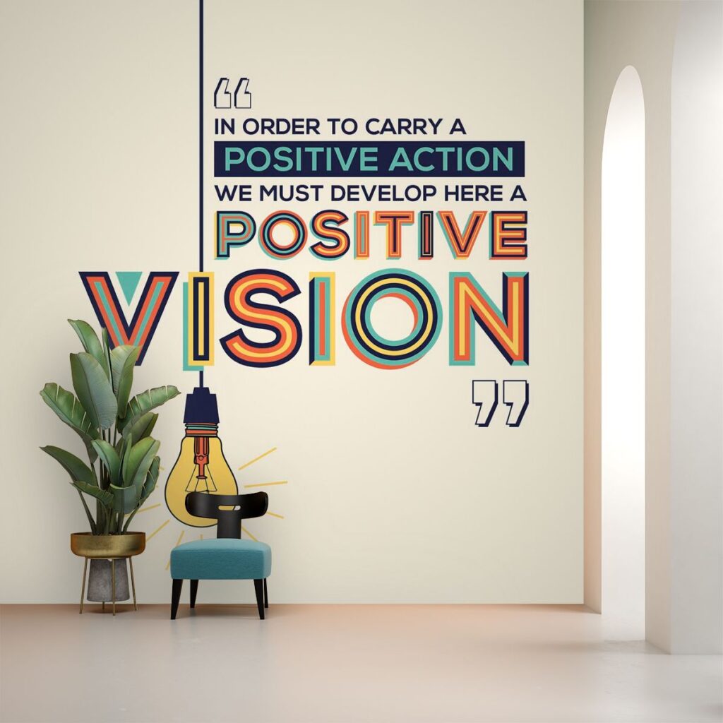 Action and Vision Home and Office Wallpaper Mural - Magicdecor®
