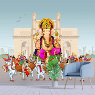 Ganpati Bappa Wallpaper for Wall - Magic Decor