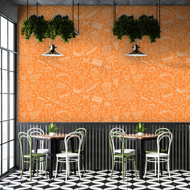 5 Best Restaurant Wallpaper Designs for Walls - Magicdecor®