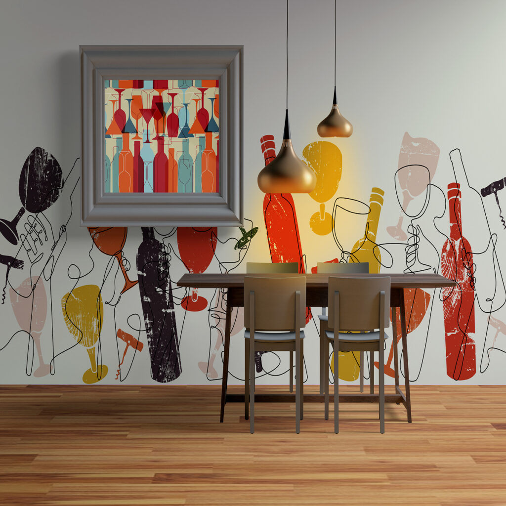 5 Best Restaurant Wallpaper Designs for Walls - Magicdecor®