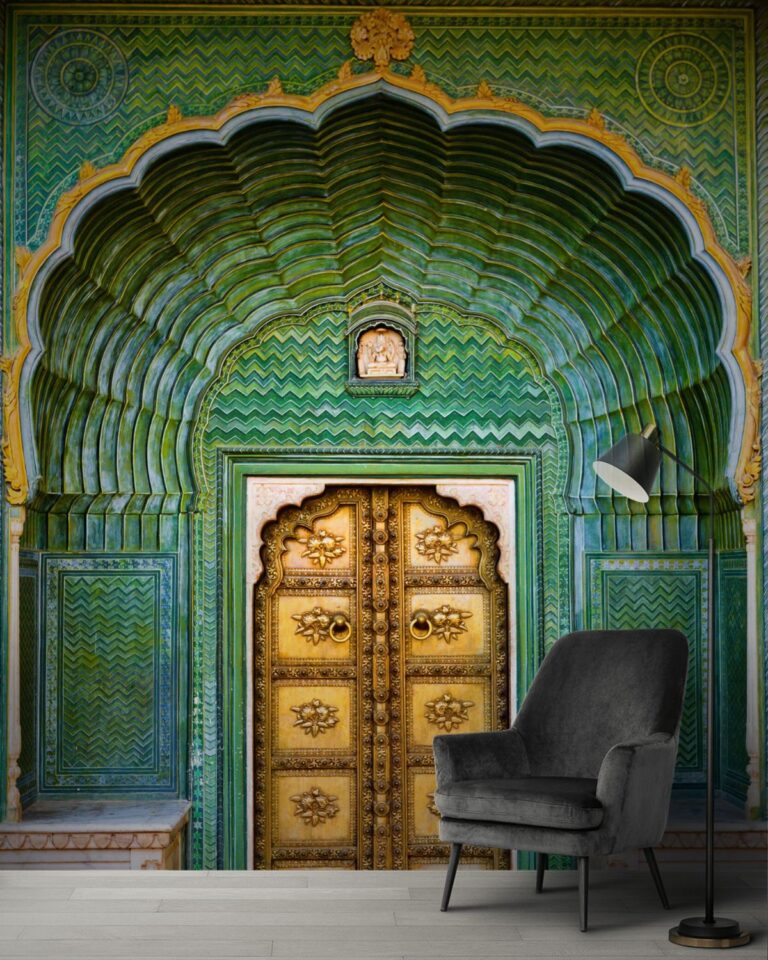 Rajastani Gate Wallpaper for Wall - Magicdecor®