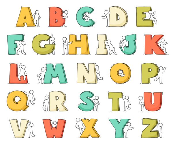 Wallpaper for Nursery, Learn English Alphabets
