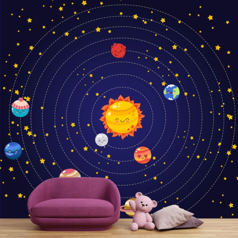Wallpaper for Nursery, Solar System - Magic Decor
