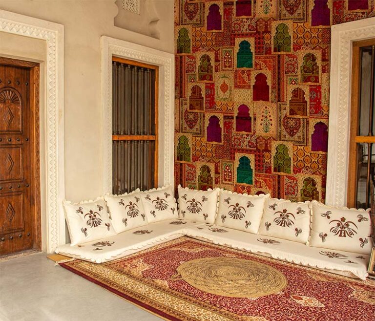 Rajasthani Style Patchwork Wallpaper Mural - Magicdecor®