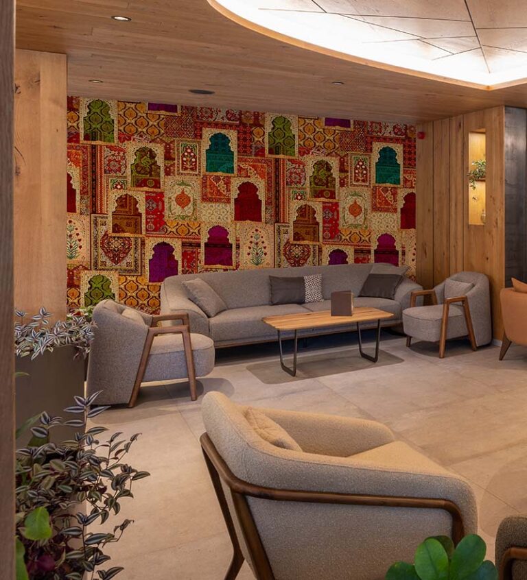 Rajasthani Style Patchwork Wallpaper Mural - Magicdecor®