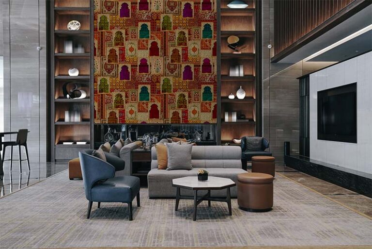 Rajasthani Style Patchwork Wallpaper Mural - Magicdecor®