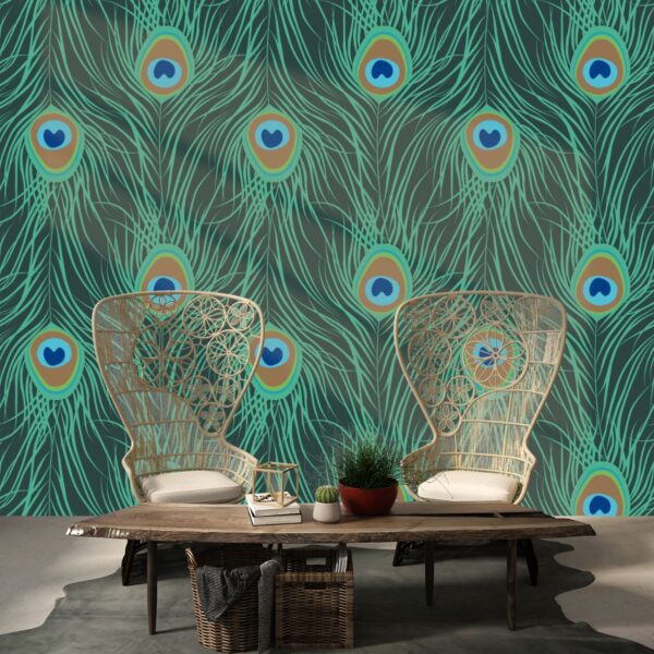 10 Best Mor Pankh Wallpaper Design for Your Home Decor - Magicdecor®