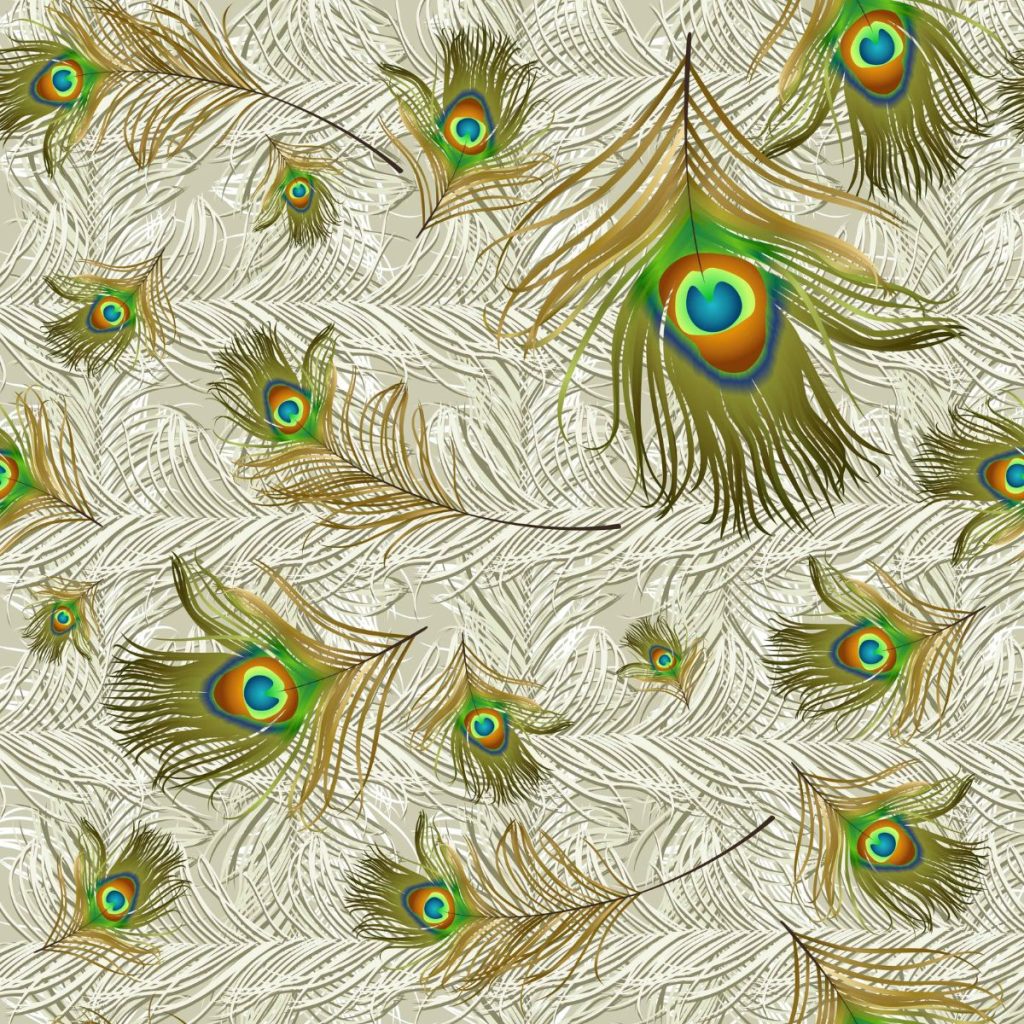 Mor Pankh Wallpaper for Wall, Intricate Decorative Pattern - Magicdecor®