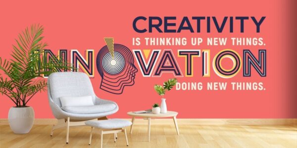 Creativity and Innovation, Wallpaper for Office Wall - Magicdecor®