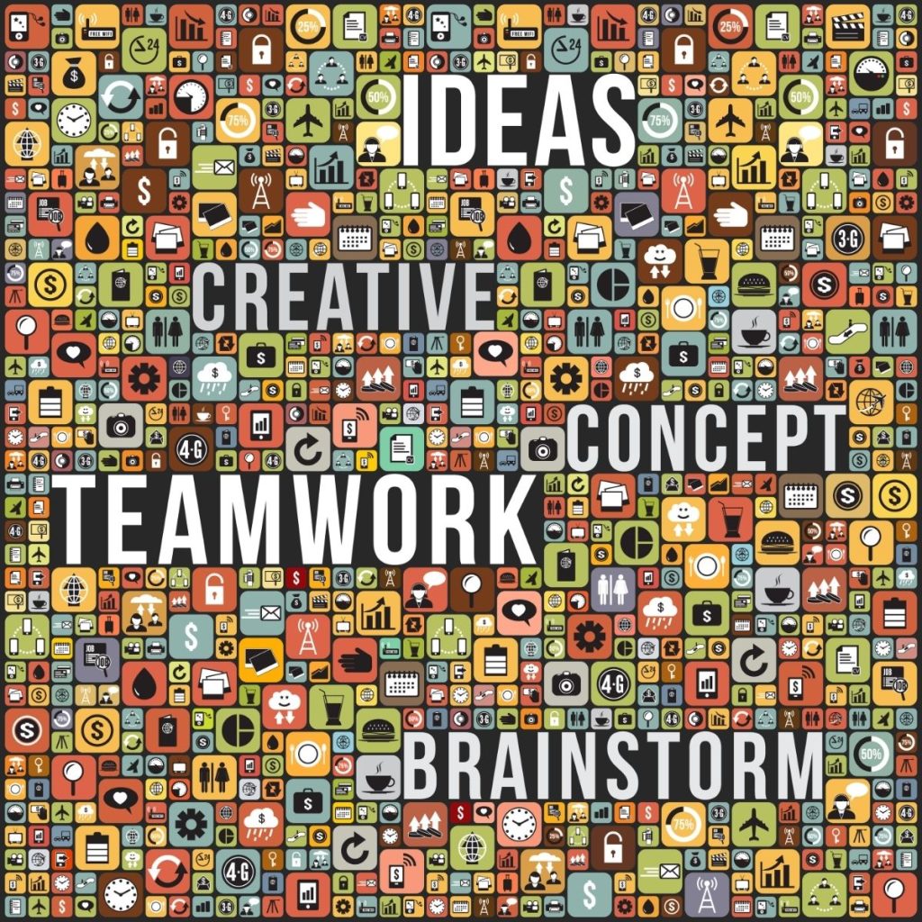 Concept, Creative and Teamwork, Wallpaper for Office Wall - Magicdecor®