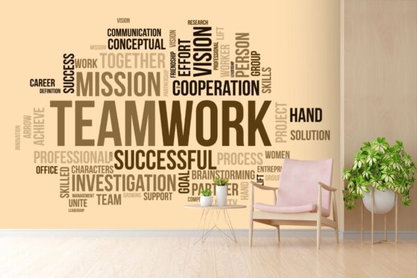 Teamwork, office Wallpaper Mural - Magicdecor®